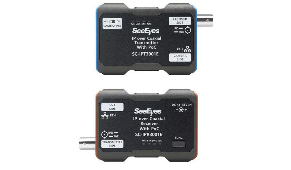 Mediaconverter für Ethernet über Koax SC-IPC3001E - René Koch AG